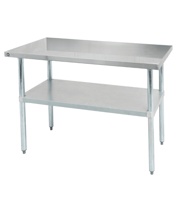 Work Table with Galvanized Steel Legs & Undershelf | Restaurant | Thorinox